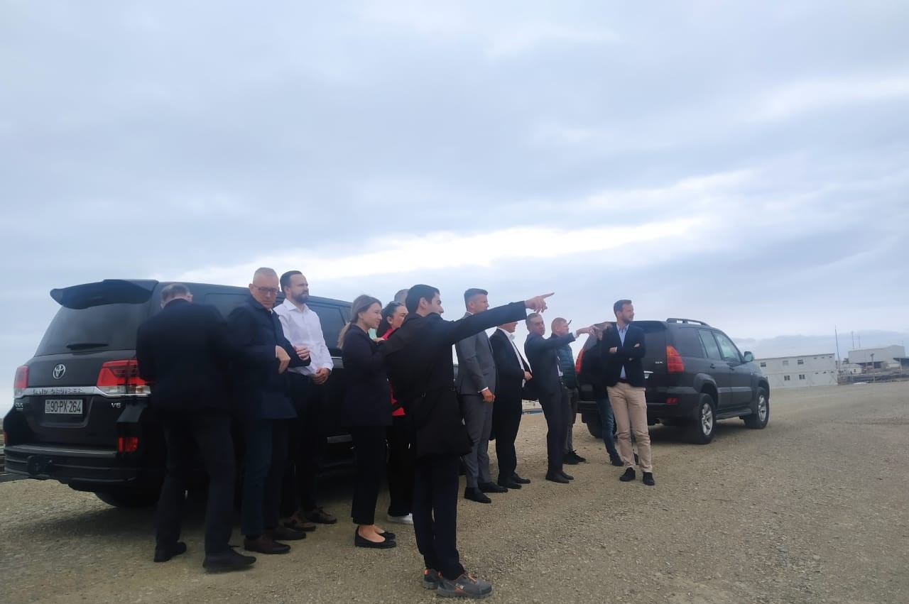 Delegation of Polish businesspeople visited the AFEZ construction site ...